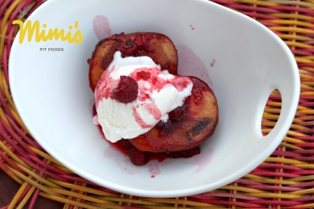Grilled Peaches With a Raspberry-Lime Marinade – Mimi's Fit Foods