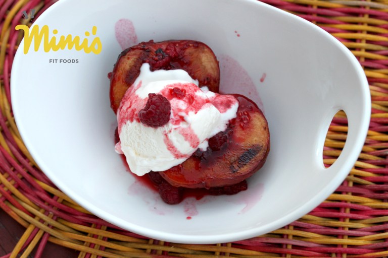 Grilled Peaches With a Raspberry-Lime Marinade – Mimi's Fit Foods